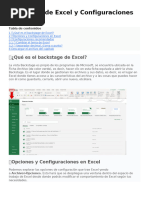 Introducción a la Vista Backstage en Excel | PDF | Microsoft Excel ...