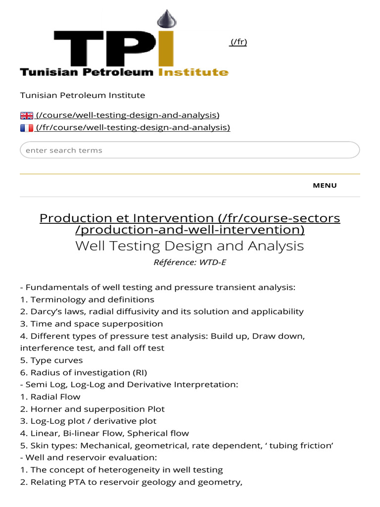 well-testing-design-and-analysis | PDF | Petroleum Reservoir