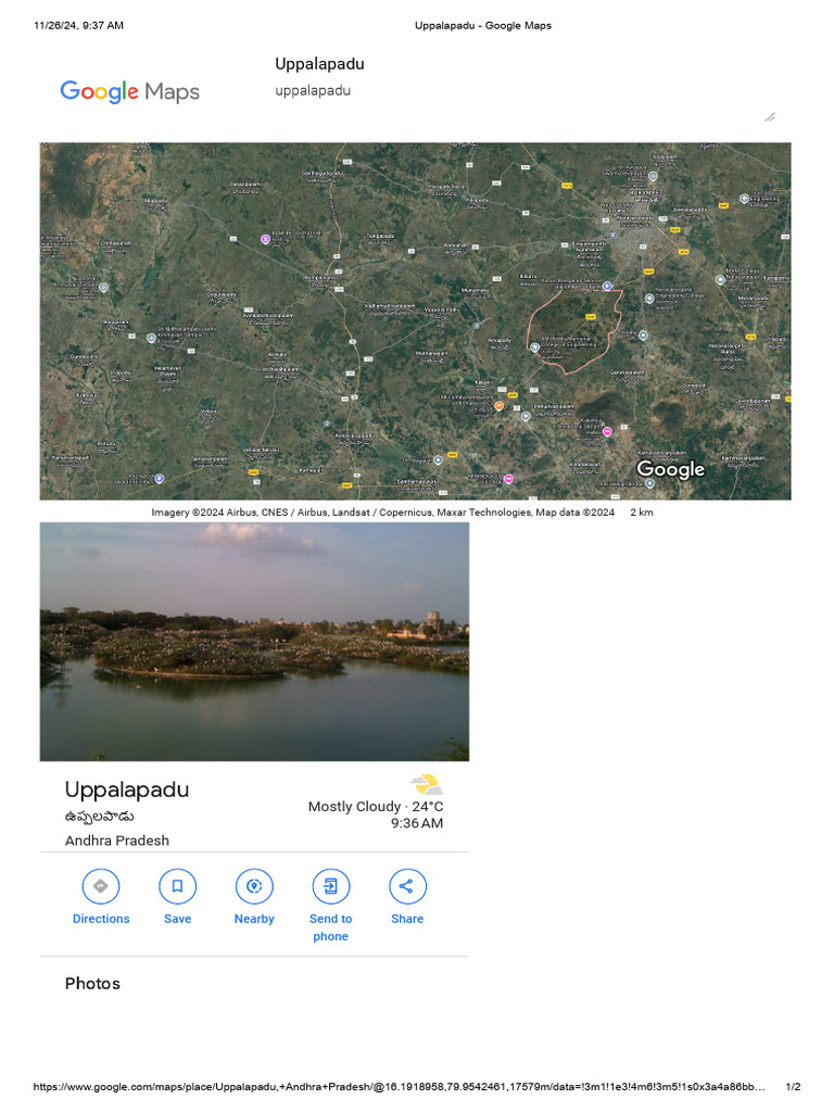 Uppalapadu Weather and Map Info | PDF