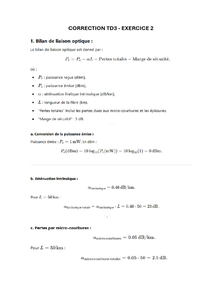 Correction Td3-Exe2 | PDF