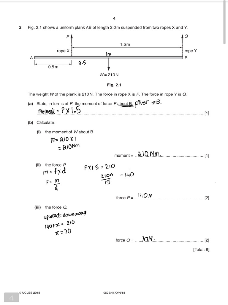 Moment Question Paper | PDF