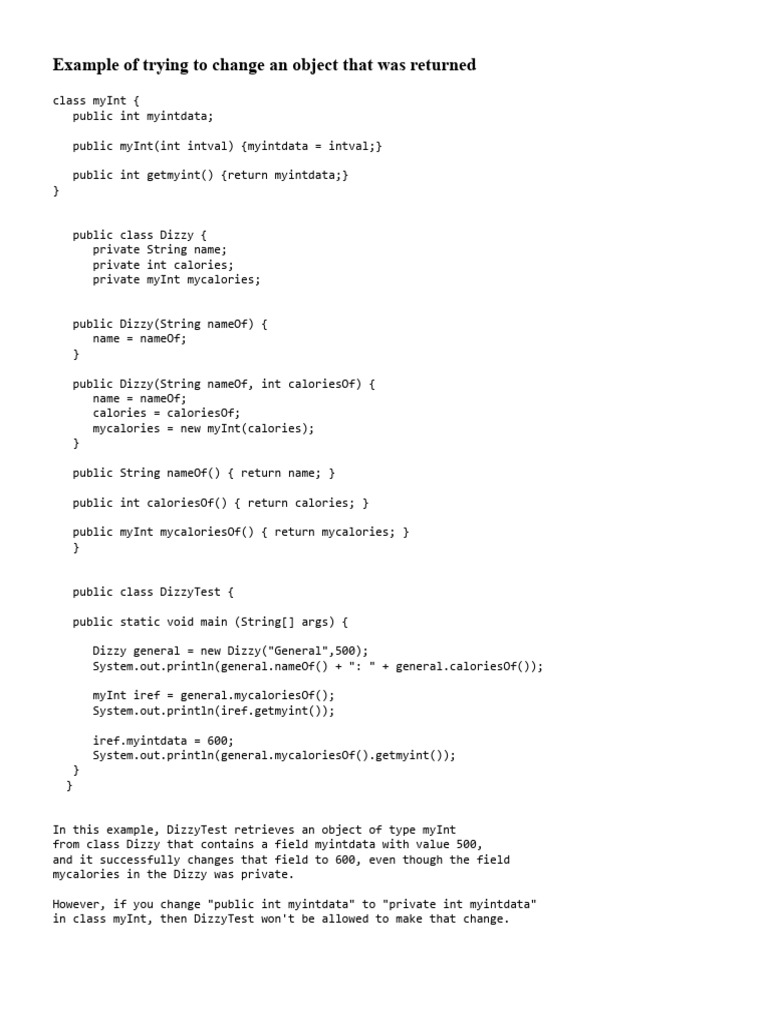 Java Member Access | PDF