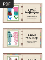 Mga Iba't Ibang Uri NG Kasuotan | PDF