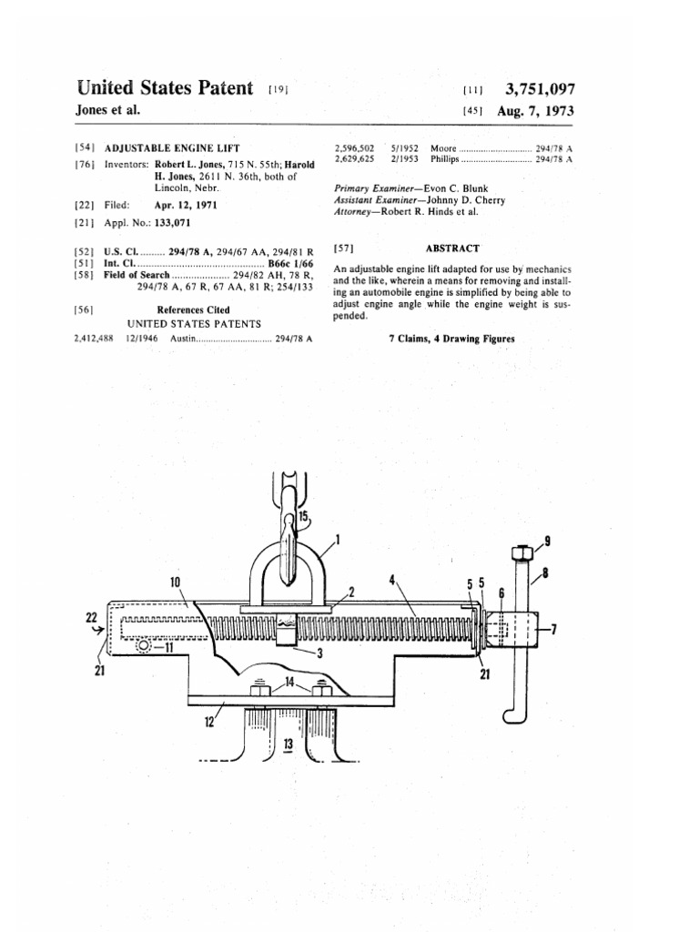 Us 3751097 A - I | PDF