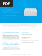 Spectrum D3.1 EMTA Data Sheet | PDF | Orthogonal Frequency Division ...