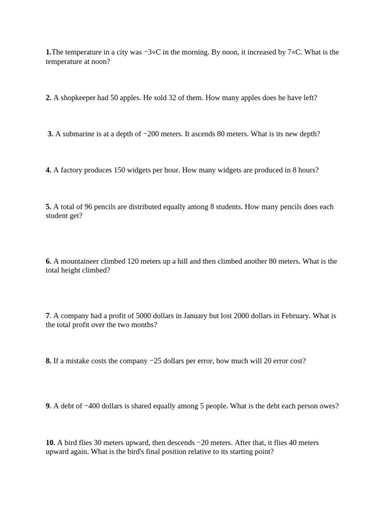 Year 8 Worksheet! | PDF