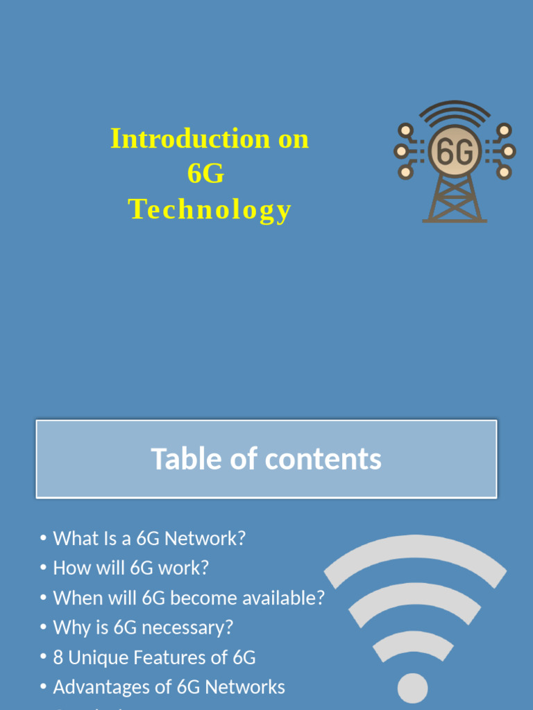 6G Technology Original | PDF | Computer Network | Radio Spectrum