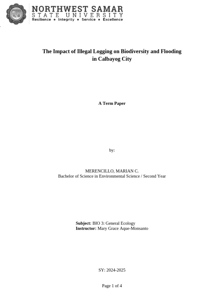 BIO-3_FINAL-MCO-FORMAT | PDF | Conservation Biology | Forest Management