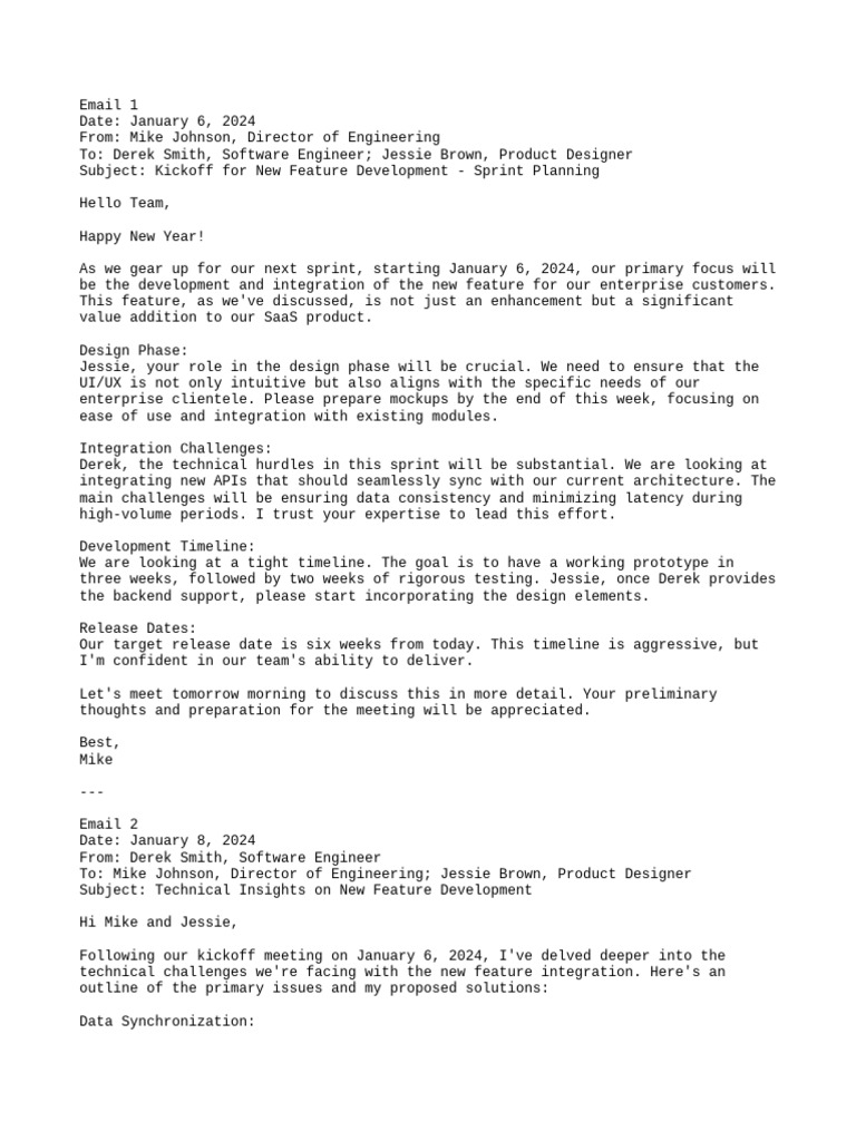 ?test Case - Professional - Emails - Jan - 2024 | PDF | Computer ...