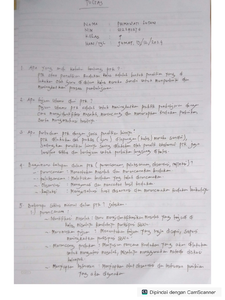 Tugas ( PTK) | PDF
