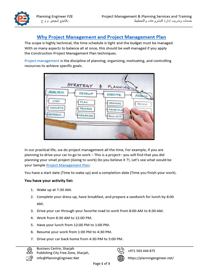 Project Management Plan Overview | PDF | Project Management | Human ...
