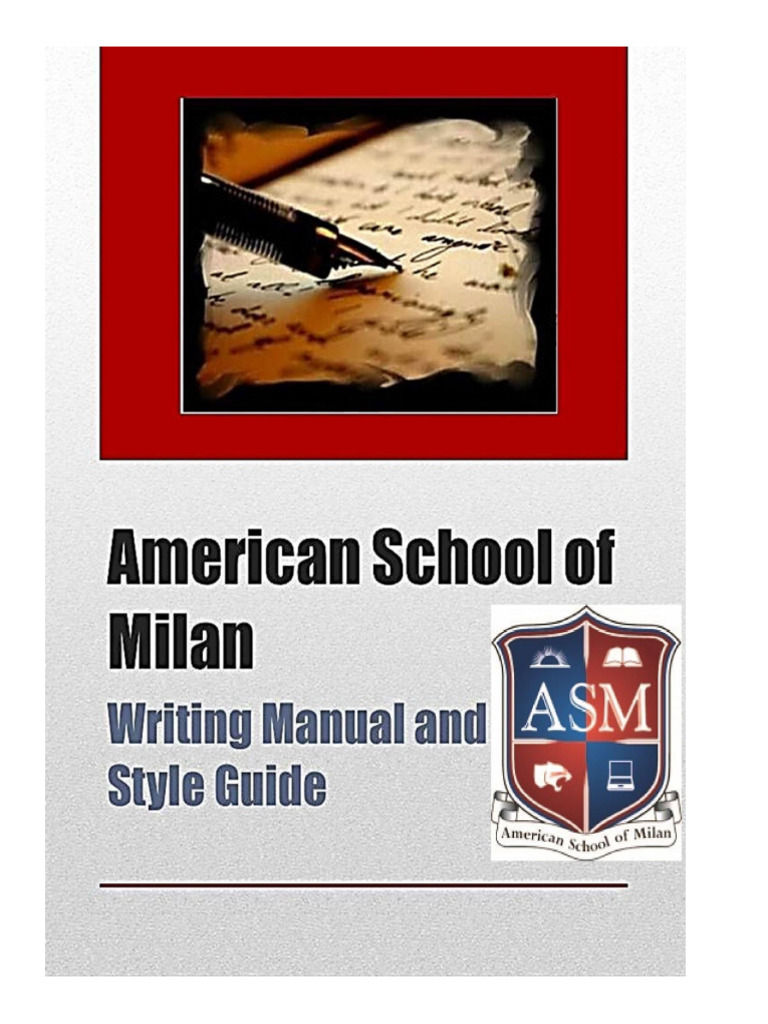 Asm Writing Guide 4.0 | PDF | Citation | Note (Typography)