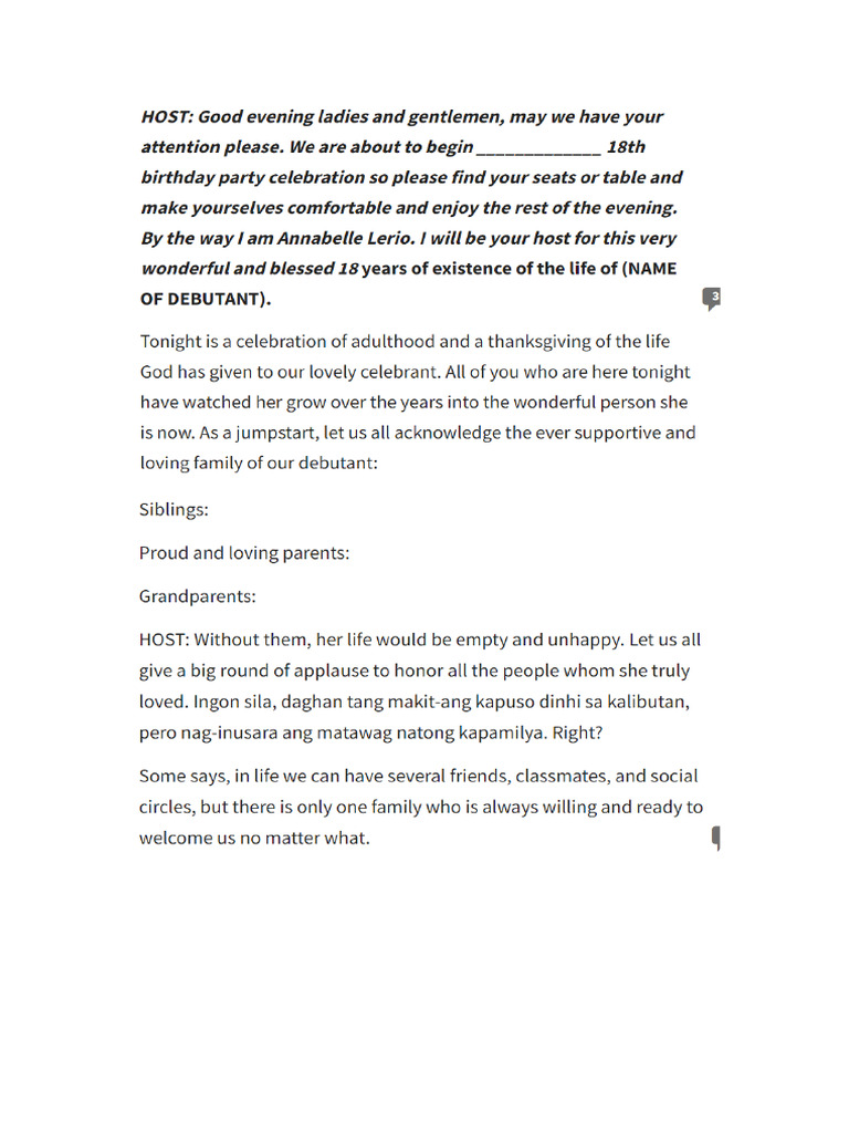 Debut Script 2 | PDF