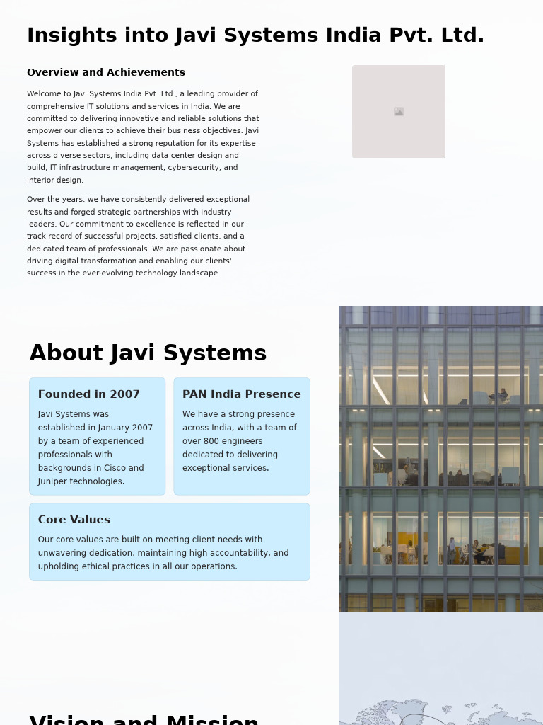 Insights Into Javi Systems India PVT LTD | PDF | Computer Security ...
