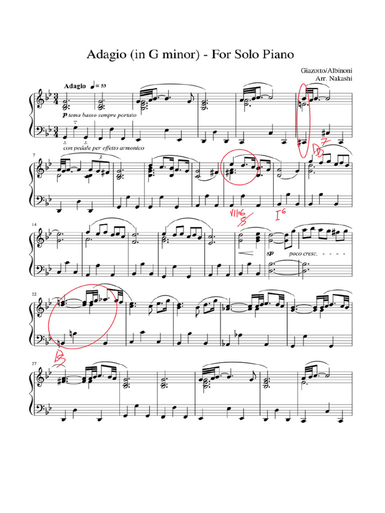 Albinoni Adagio | PDF