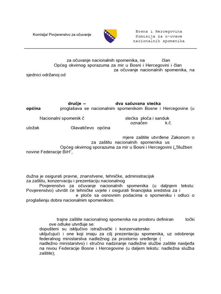 Konjic - Nekropola Krupac HR | PDF
