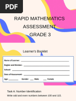 Grade 3 Rapid Mathematics Assessment | PDF | Elementary Mathematics ...