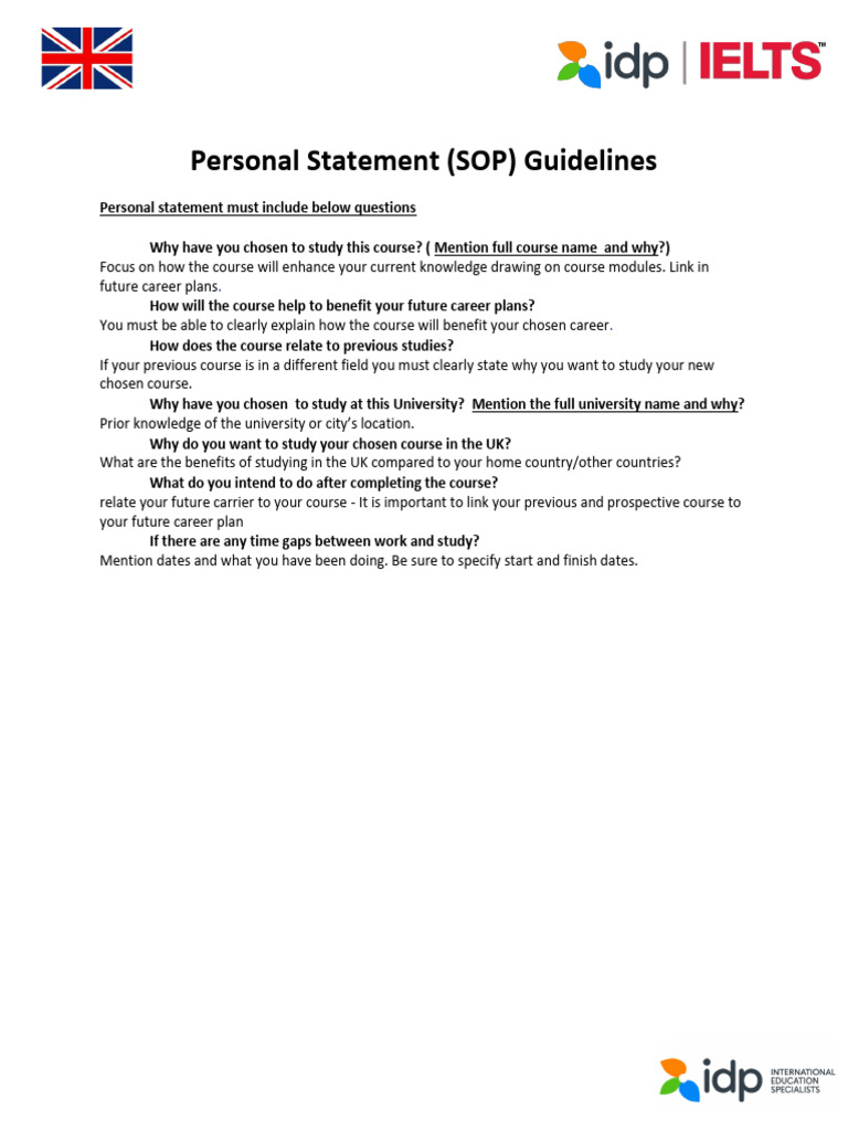 SOP Guidelines New | PDF