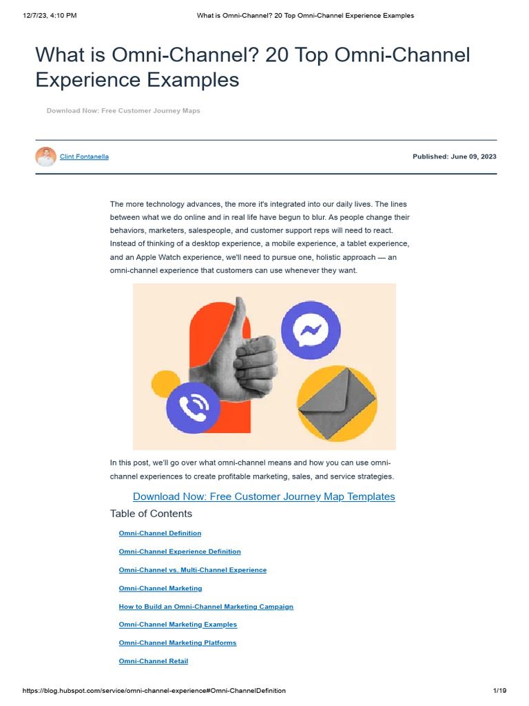What Is Omni-Channel - 20 Top Omni-Channel Experience Examples | PDF ...
