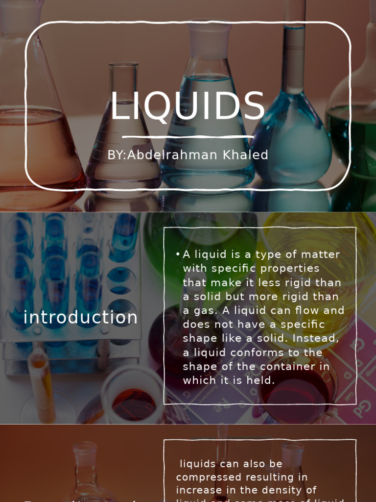 Liquids | PDF