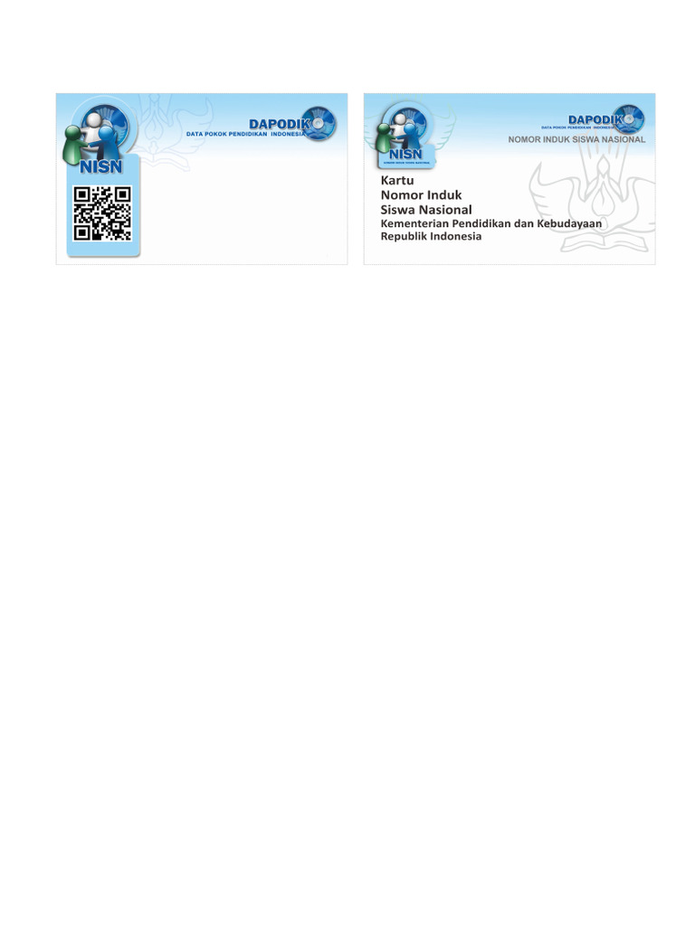 Kartu NISN adi kho | PDF