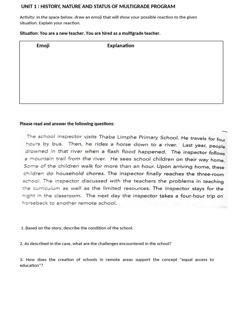 Multigrade Teaching Challenges and Insights | PDF