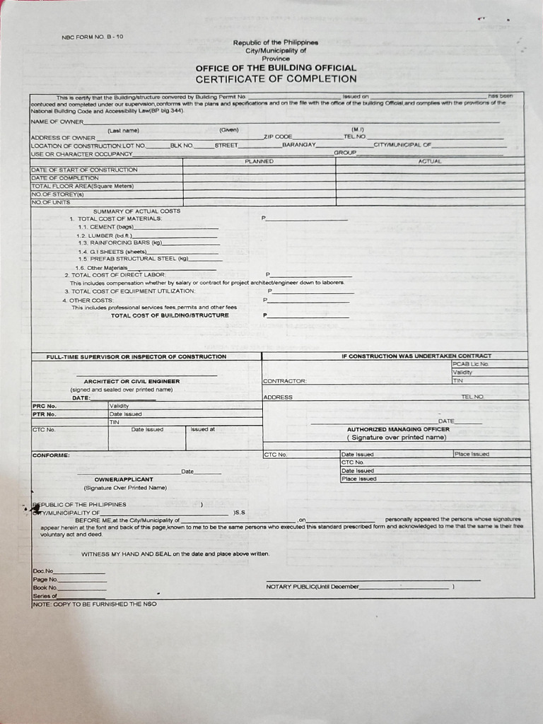 COMPLETION FORM | PDF