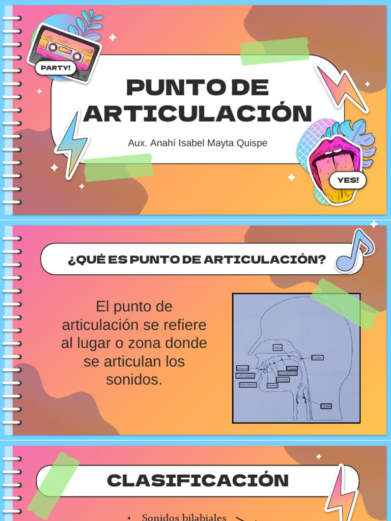 PUNTO DE ARTICULACIÓN PARTE 2 | PDF | Fonética | Voz humana