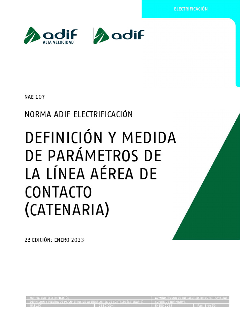 NAE 107 - ED2-Def. y Medida Parámetros | PDF | Transporte | Transporte ...