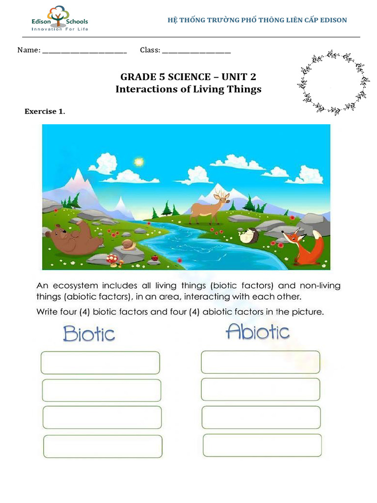 HW Week 12 Interactions of Living Things | PDF