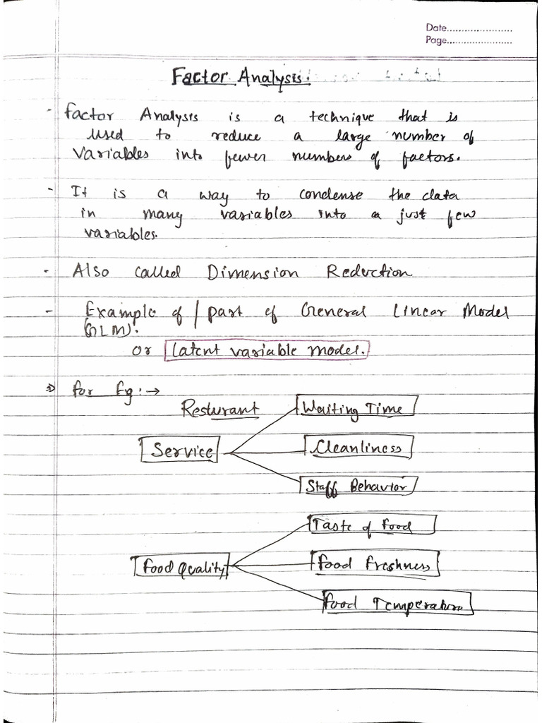 factor analysis | PDF
