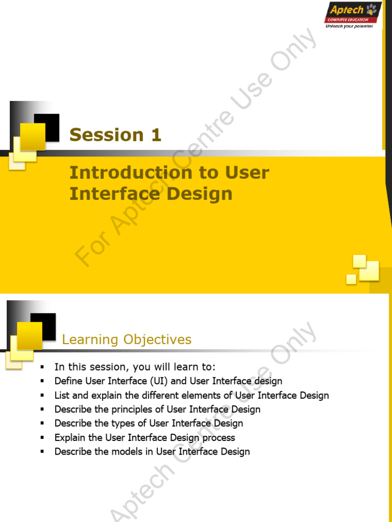 UI UX Session 01 | PDF | Graphical User Interfaces | User Interface