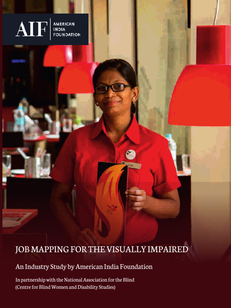 Job Mapping For The Visually Impaired - AIF Industry Study | PDF ...