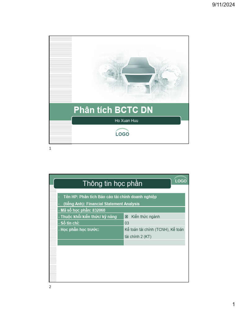 Ch0_Gioi Thieu Mon Hoc | PDF