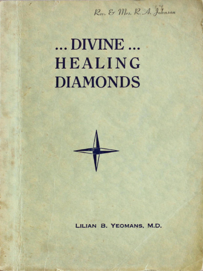 Divine Healing Diamonds (Lilian B. Yeomans (Yeomans, Lilian B.) ) | PDF | Jesus | Abraham