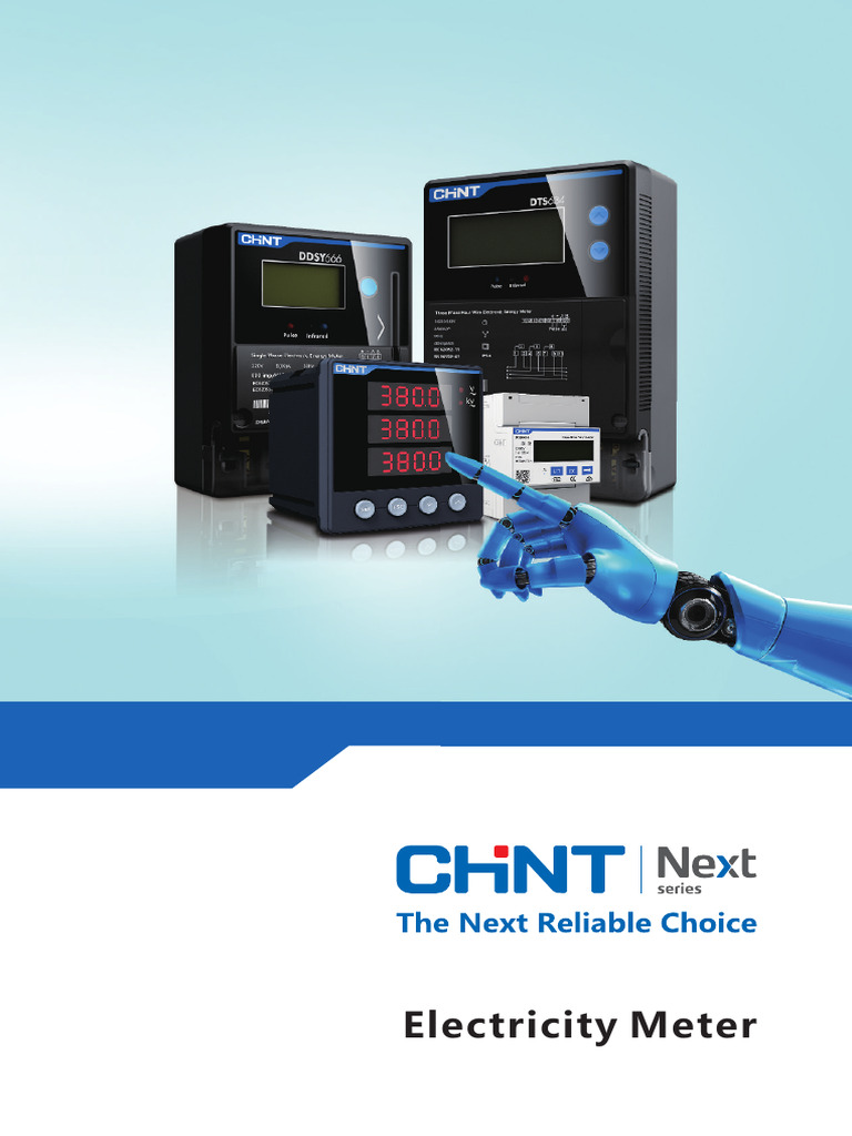 CHINT Next Series-Electricity Meter Catalog | PDF | Power Supply | Alternating Current