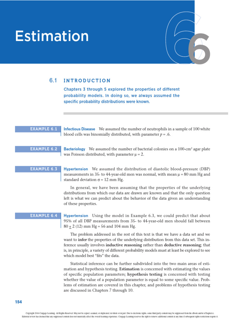 Estimation | PDF | Sampling (Statistics) | Estimator