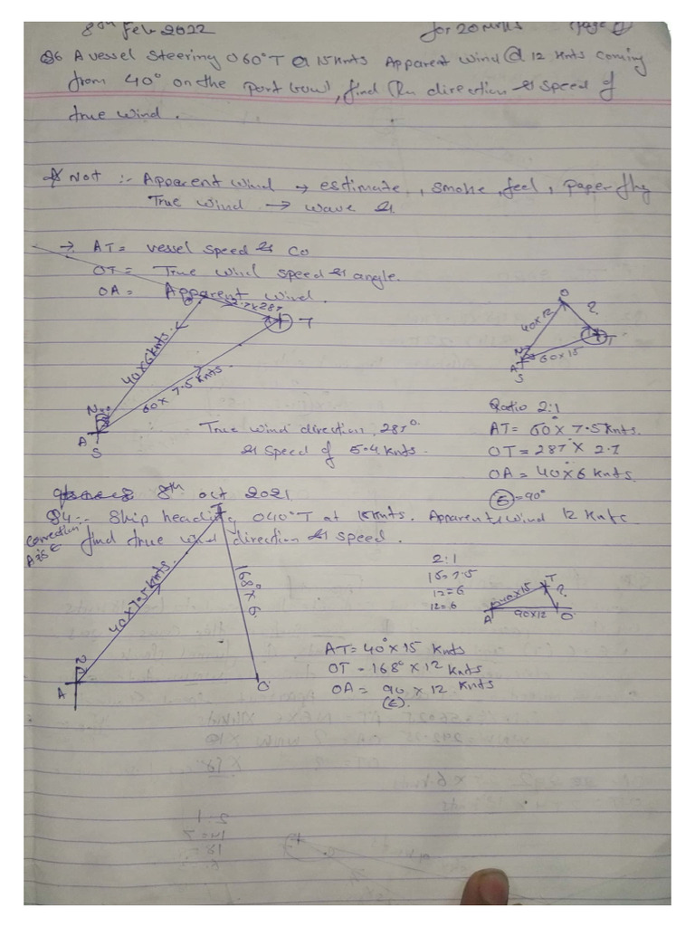 Meto Wind Triangle Angle | PDF