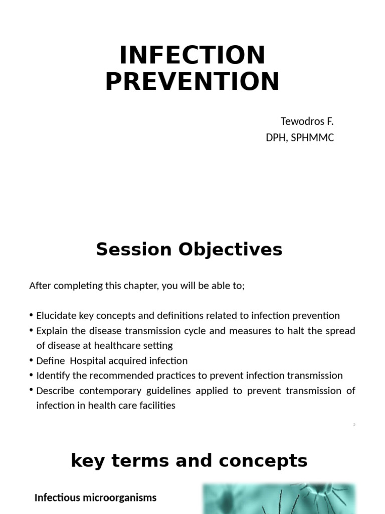 Infection Prevention in Healthcare Settings | PDF | Infection | Hand Washing