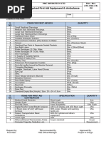 HSE - First Aid Box Inspection Checklist | PDF