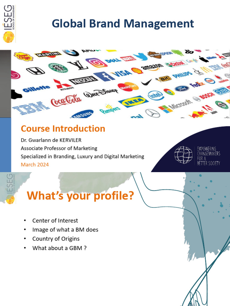Global Brand Management Course | PDF | Brand | Brand Management