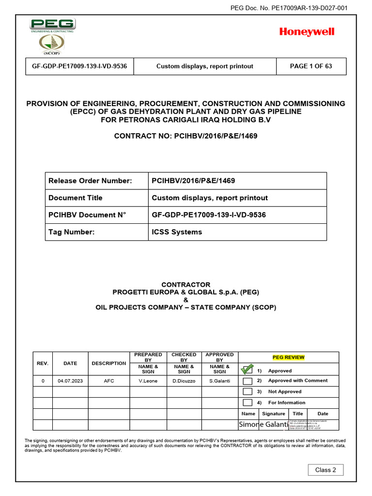 GF GDP Pe17009 139 I VD 9536 0 Custom Displays Approved Site HWL | PDF ...
