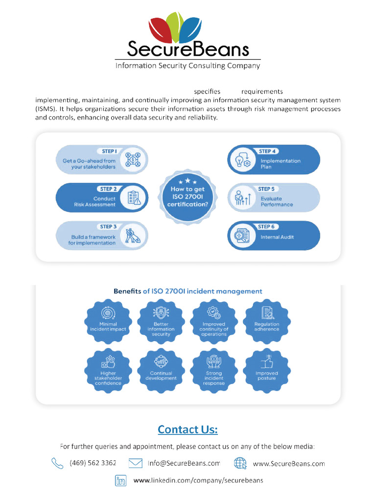 SecureBeans ISO 27001 | PDF
