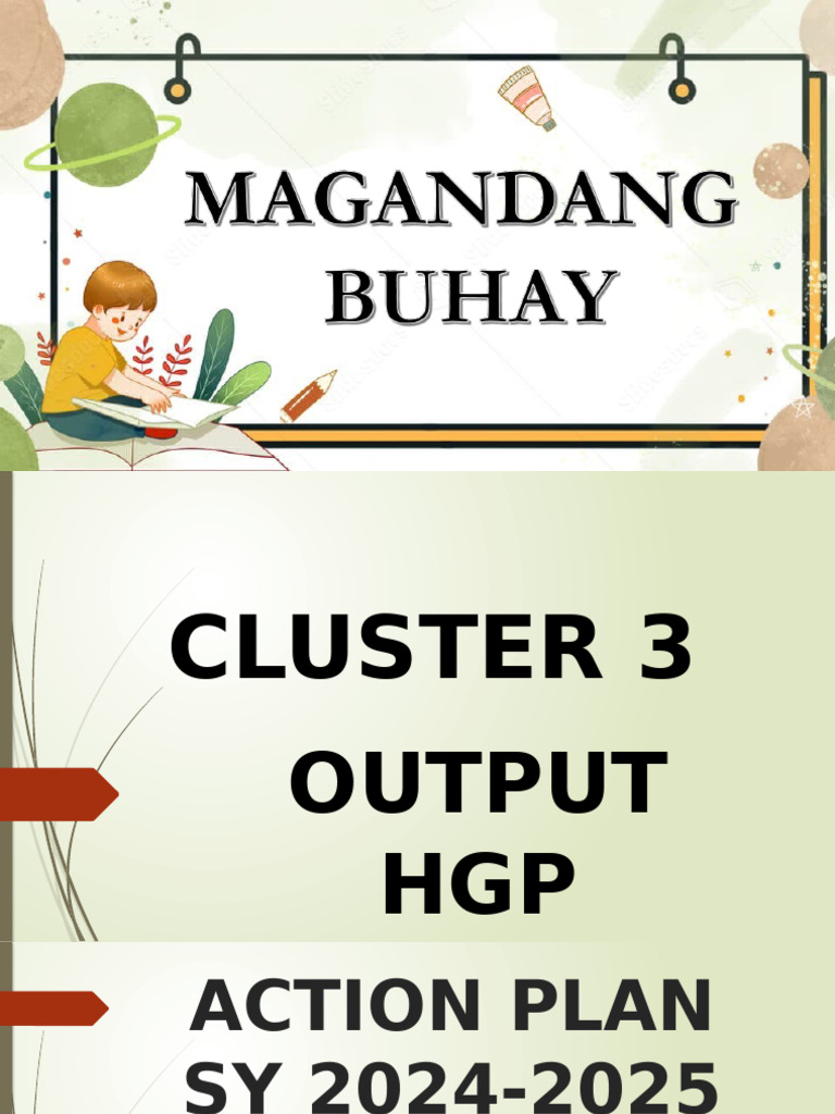 Action Plan HGP Cluster 3 | PDF | Learning | Intelligence