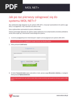 Instrukcja Pierwszego Logowania Do Portalu Informacyjnego Wot - 2019 | PDF