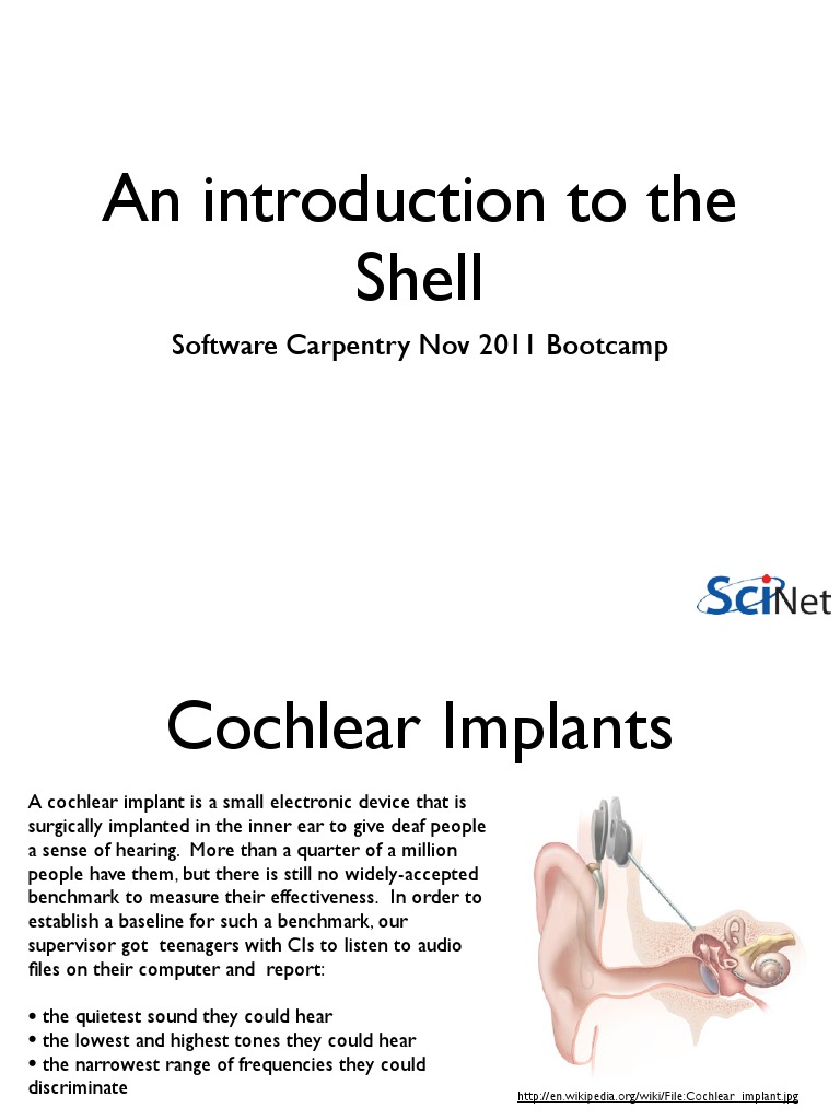 An Introduction To The Shell: Software Carpentry Nov 2011 Bootcamp | PDF | Command Line ...