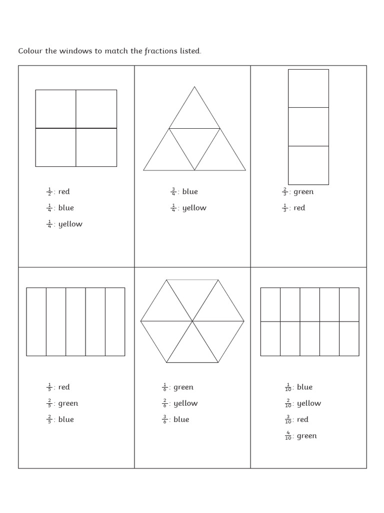 Lesson 4. Fractions | PDF | Equipment | Materials