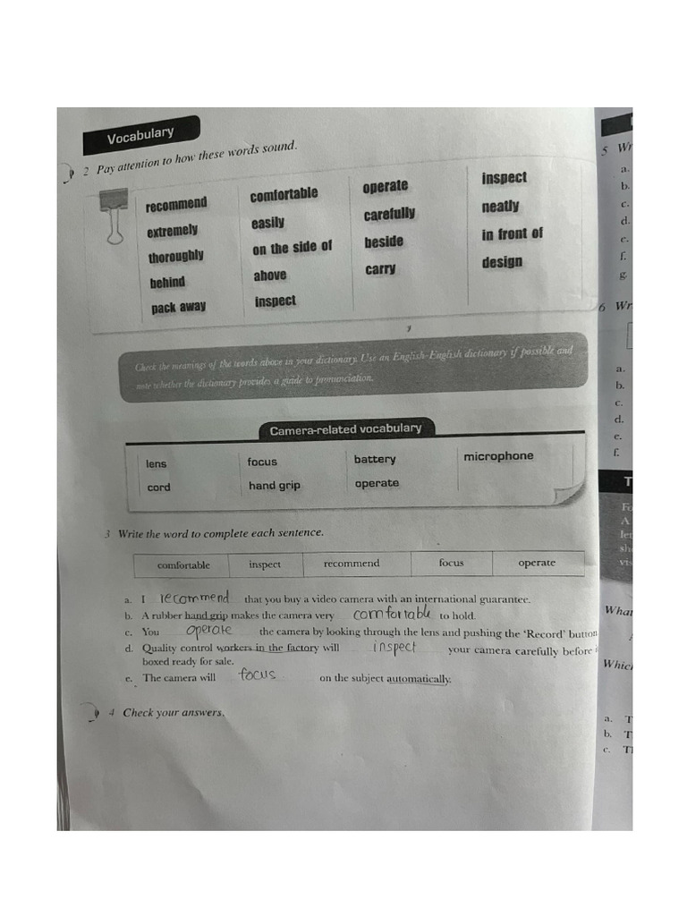 UNIT 4-LESSONS FOR IELTS LISTENING KEY | PDF
