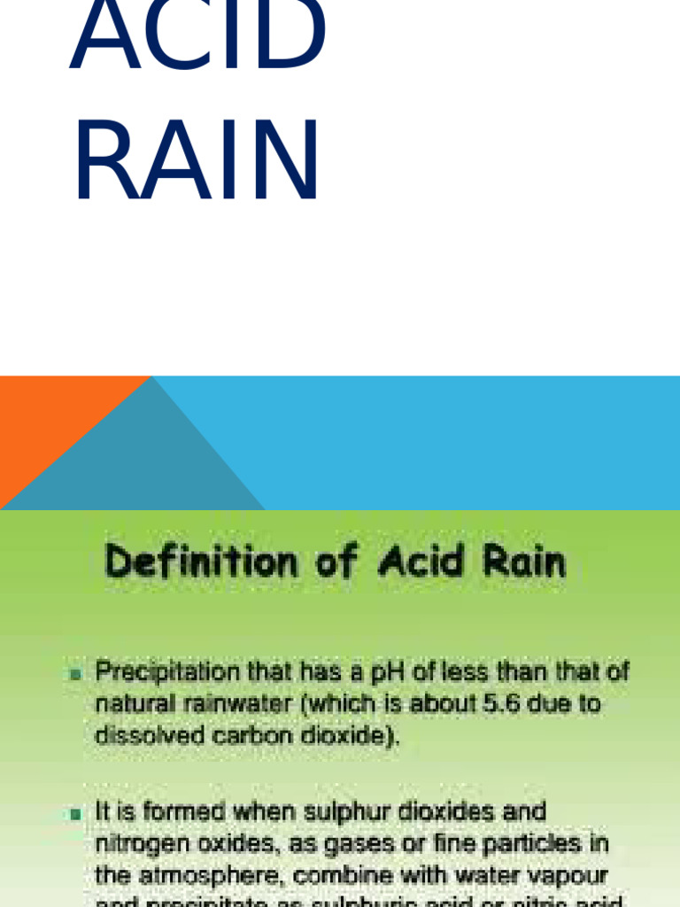 Acid Rain | PDF
