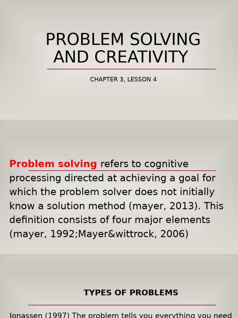 Chapter 3 Lesson 4 Maam Daph | PDF | Learning | Creativity